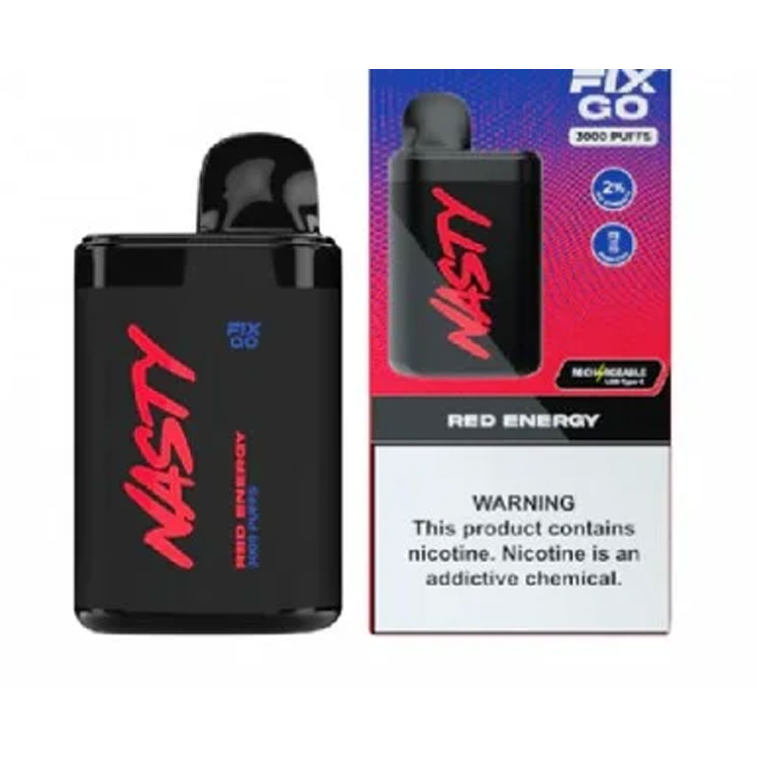 Nasty Fix GO Red Energy 5000 Puff - Ana Sayfa